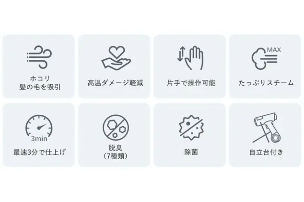 Morus V6 レビュー | 多機能で操作が簡単！吸着式衣類スチーマー