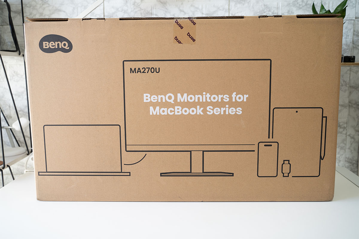 BenQ MA270U レビュー | MacBookユーザーにオススメの27インチ4Kモニター