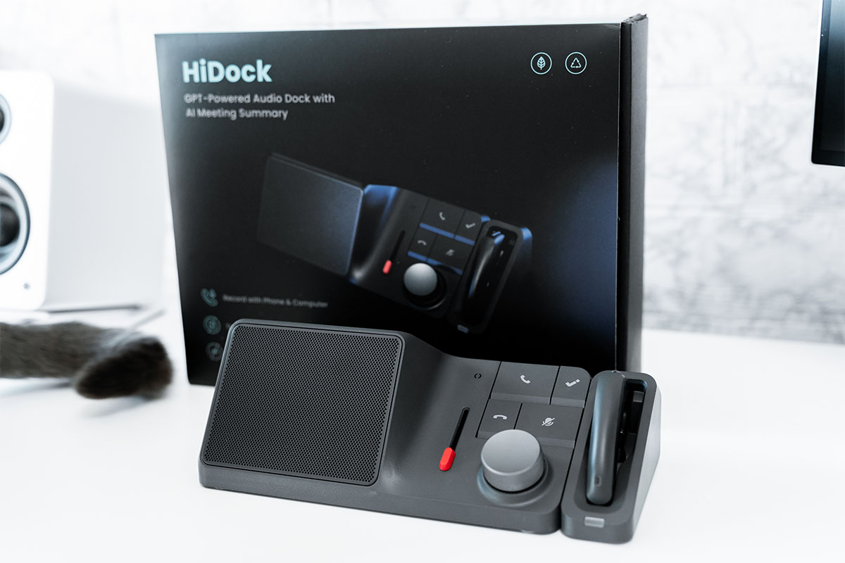 HiDock H1 レビュー | 生成AI連携の議事録・文字起こし機能搭載の多機能ドッキングステーション