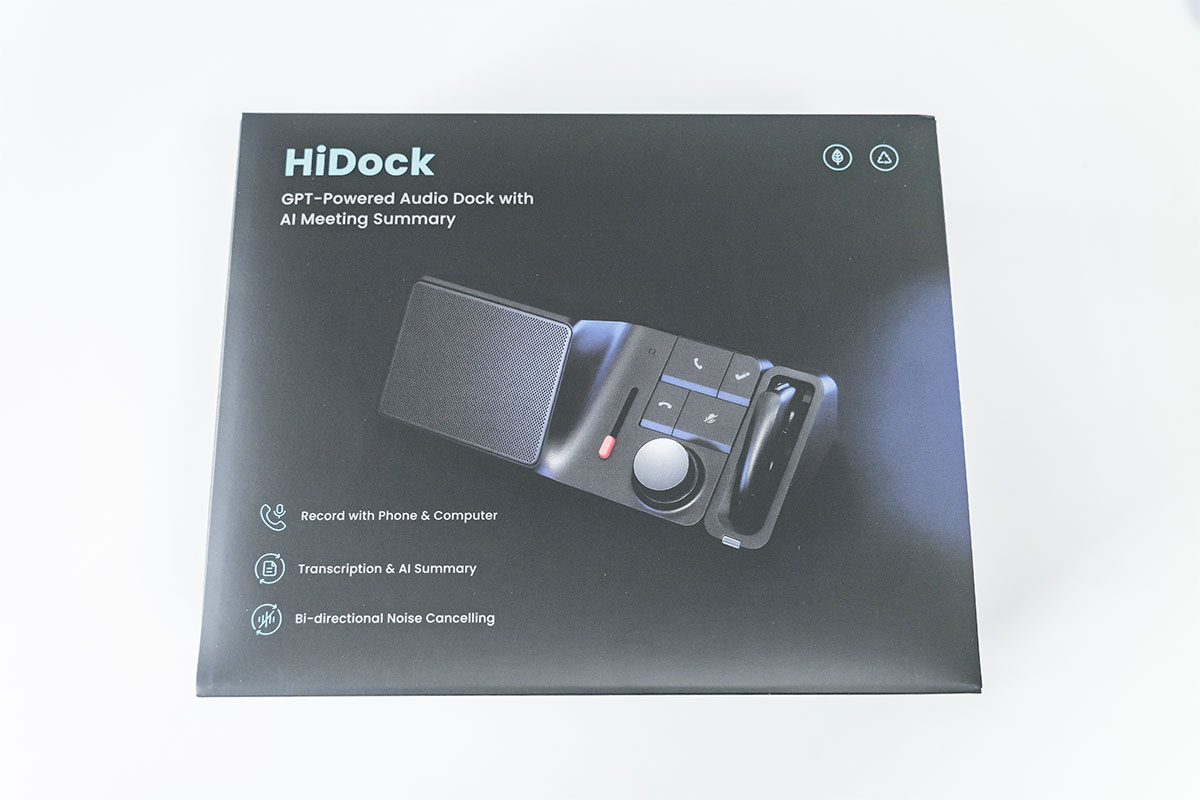 HiDock H1 レビュー | 生成AI連携の議事録・文字起こし機能搭載の多機能ドッキングステーション